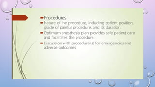 NON OPERATING ROOM ANESTHESIA (NORA) AND DAY CARE ANESTHESIA | PPTX