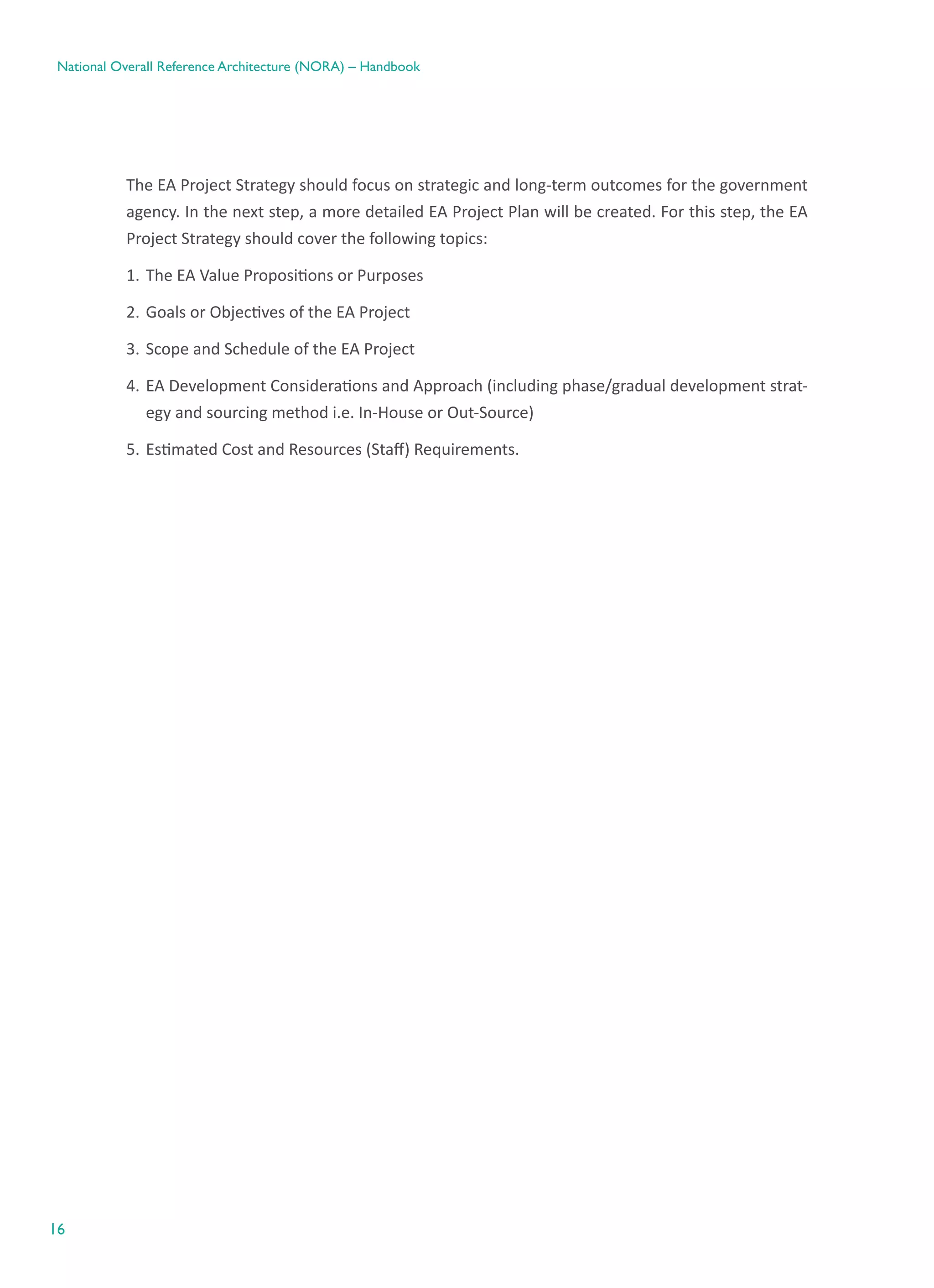 Nora booklet الدليل السريع للمنهجية الوطنية للبنية المؤسسية | PDF