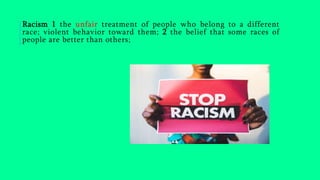 No racism | PPT