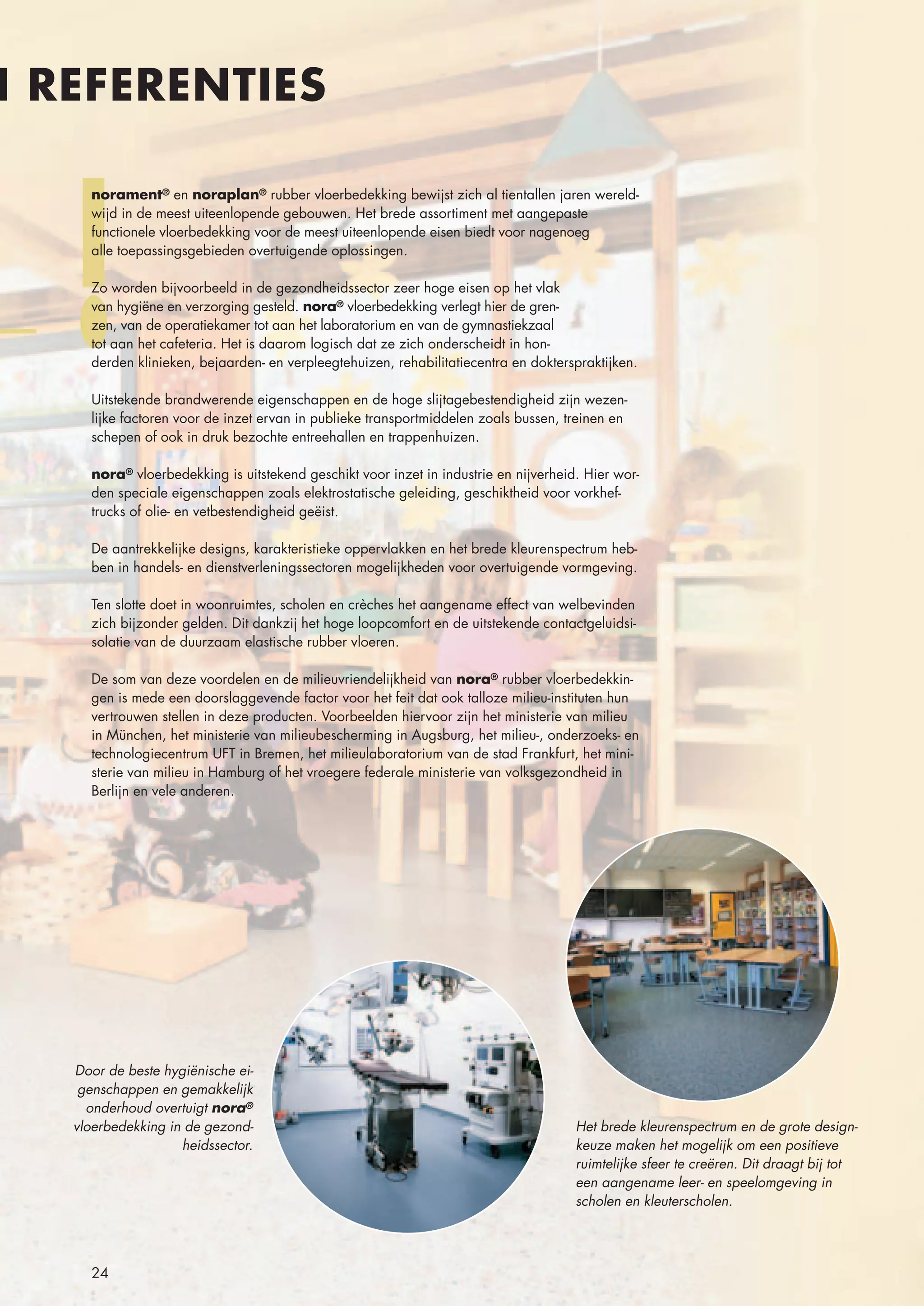 nora flooring systems - Nora milieuvriendelijkheid | PDF