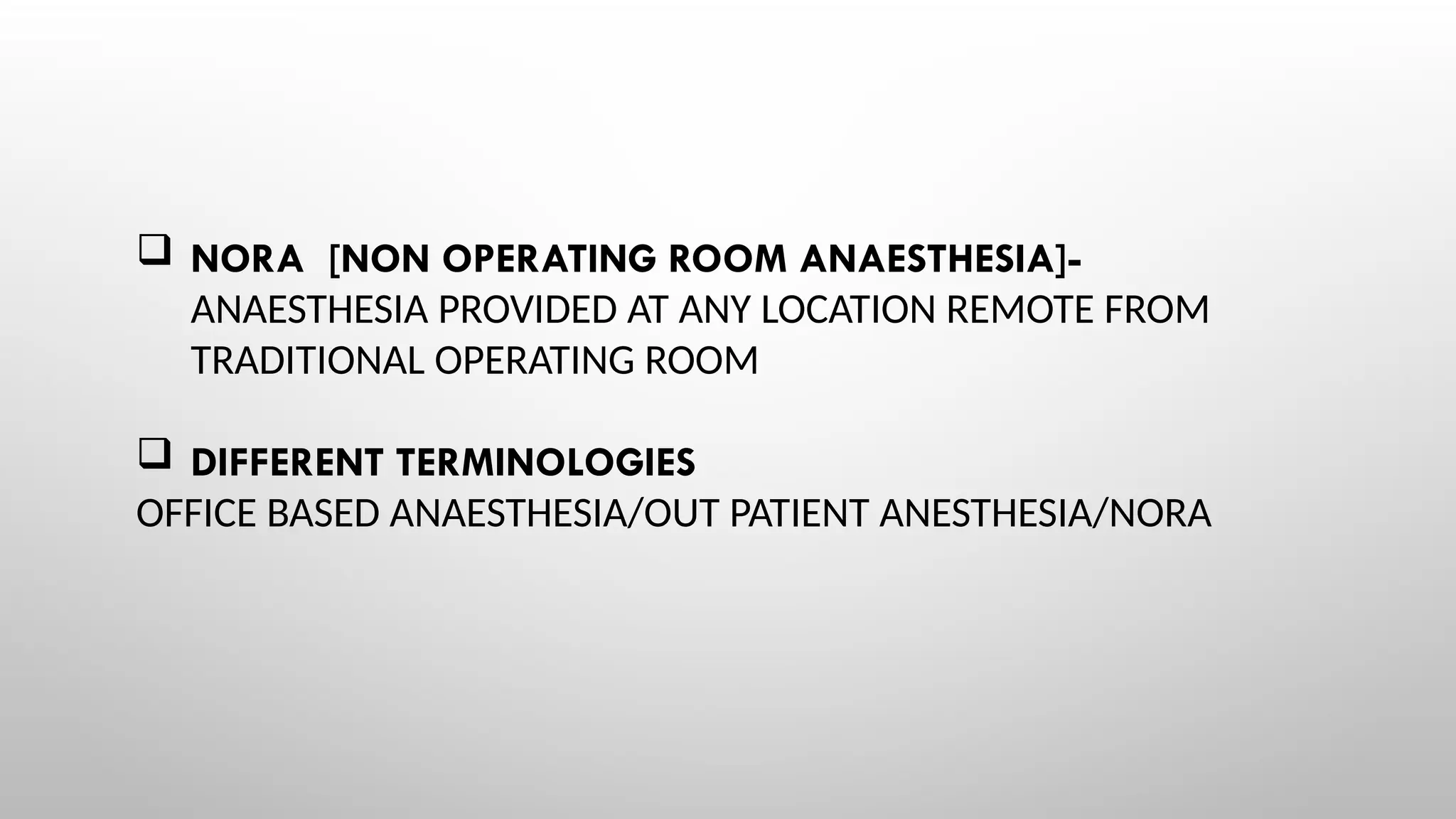 None operation room anaesthesia final pptx | PPTX