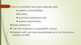 NON OPERATING ROOM ANAESTHESIA | PPTX