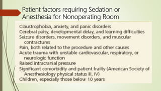NON OPERATING ROOM ANAESTHESIA | PPTX