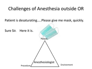 Anesthesia at Remote locations | PPTX