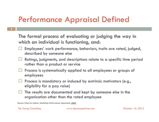 The case against performance ratings and what to do instead. | PDF