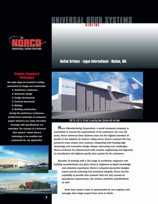 Norco Universal Door Systems | PDF