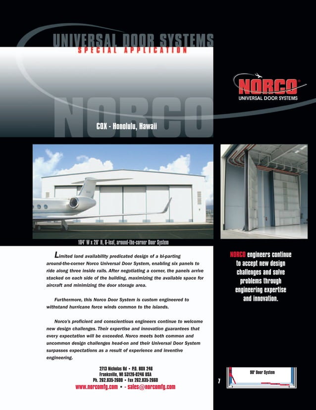 Norco Universal Door Systems | PPT