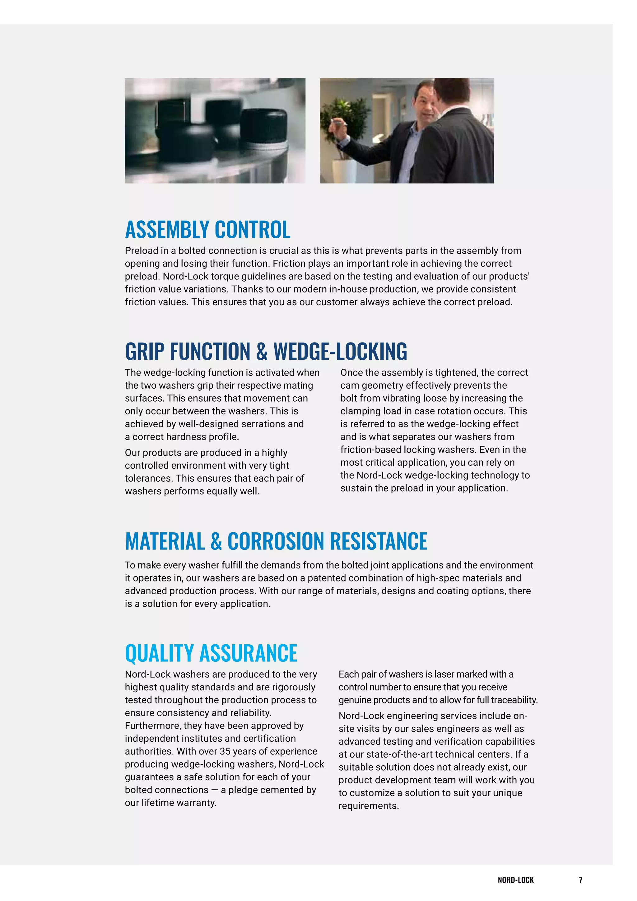 Nord-Lock Wedge-Locking Solutions | PDF