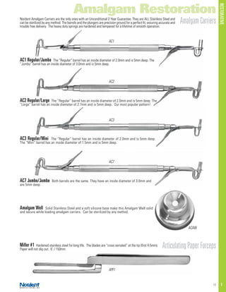 Catalogue Restorative Nordent | PDF