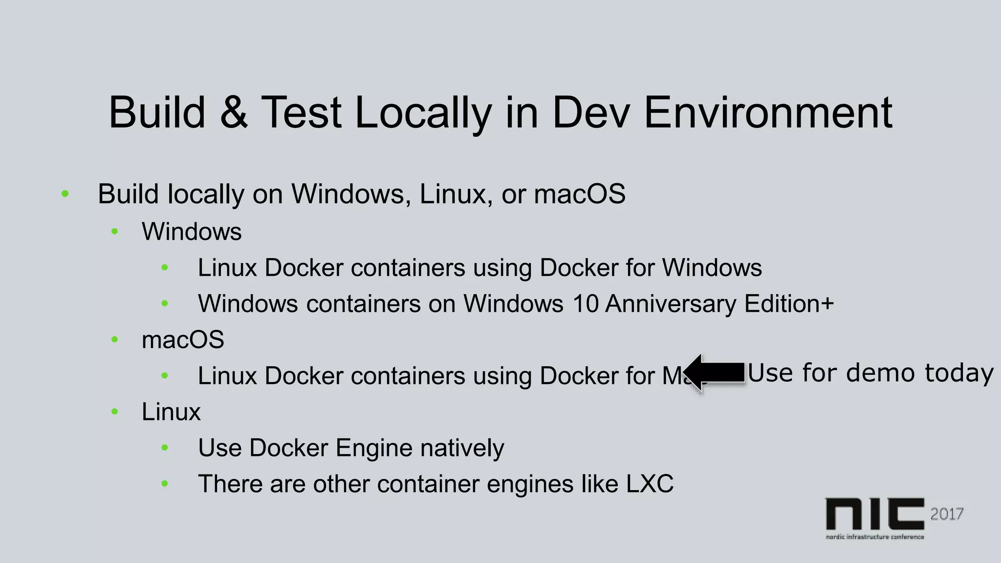 Nordic infrastructure Conference 2017 - SQL Server in DevOps | PPT