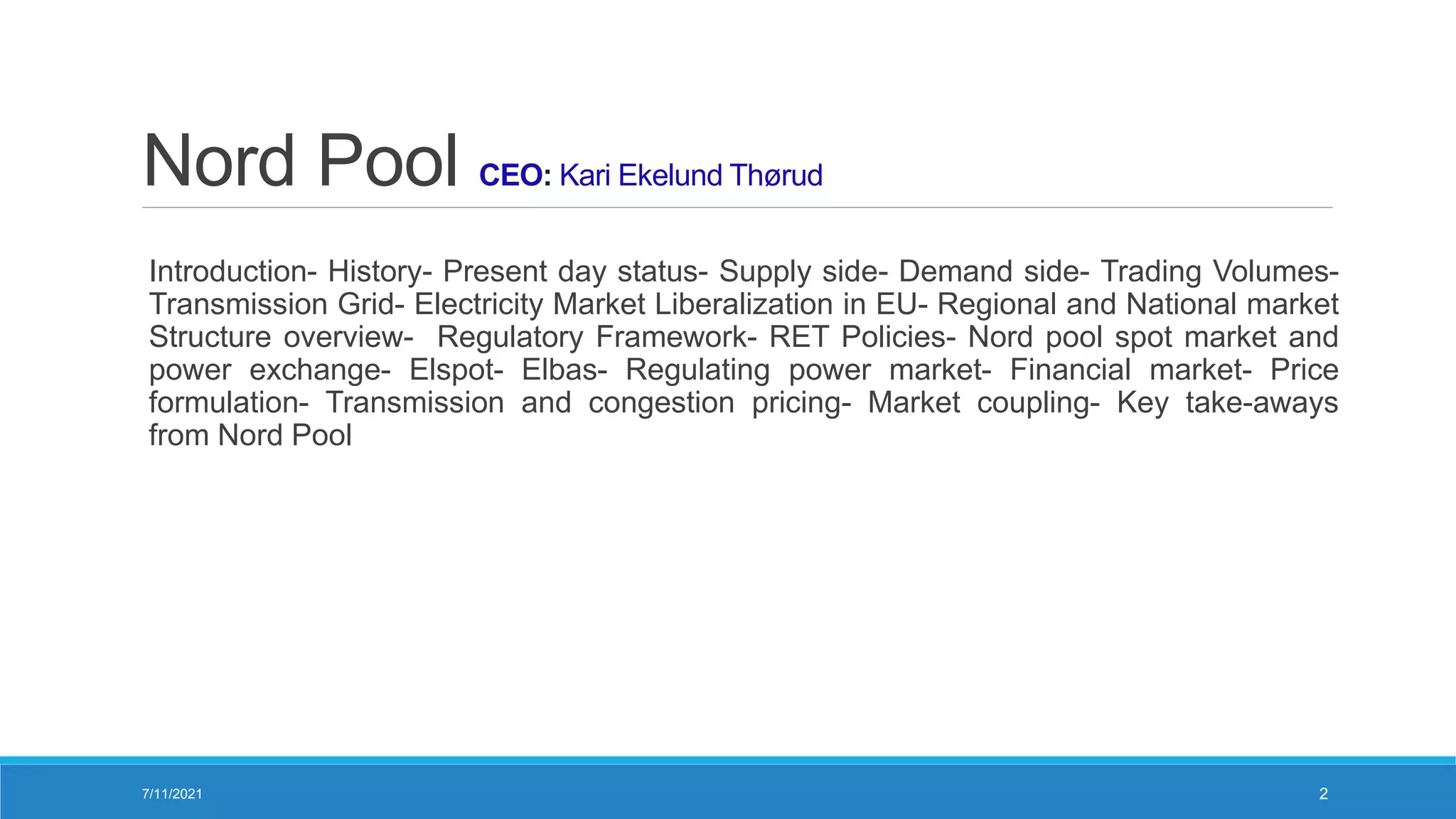 Nord pool | PPTX