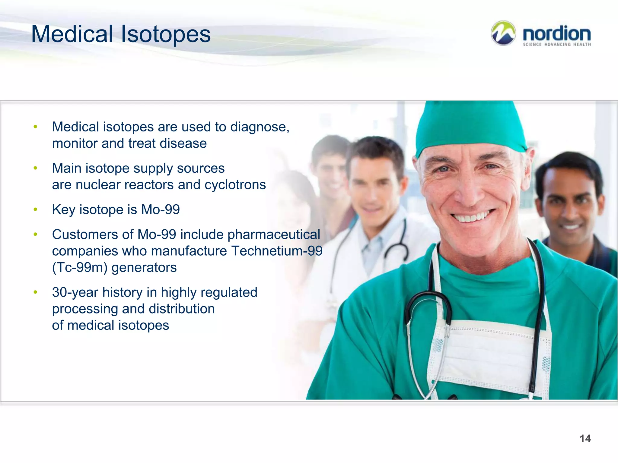 Nordion Corporate Presentation | PPTX