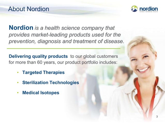 Nordion Corporate Presentation | PPT