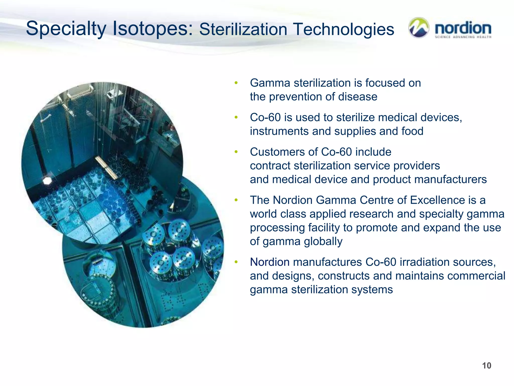 Nordion corporate presentation | PPTX