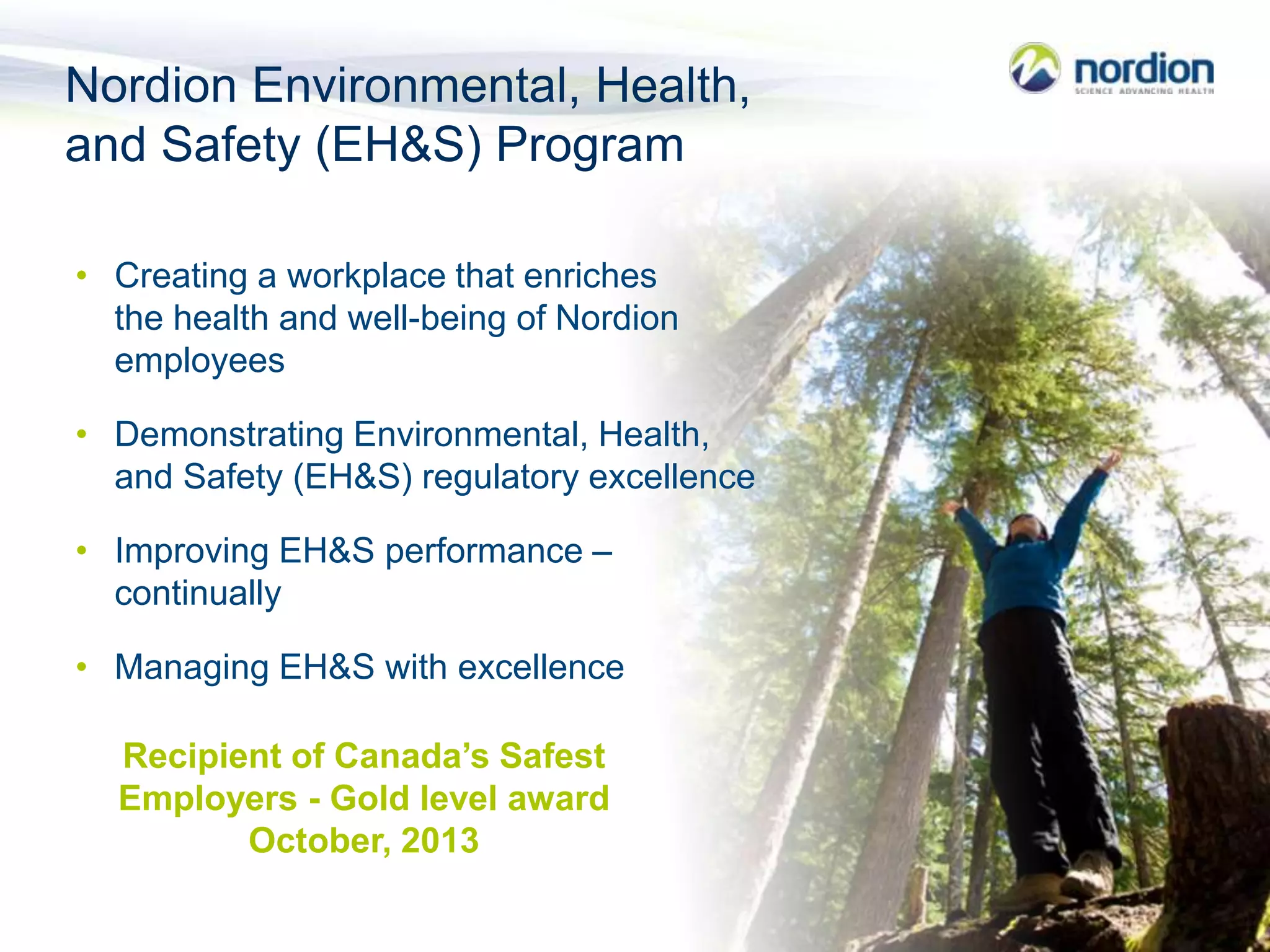 Nordion corporate presentation | PPTX