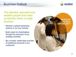 Nordion corporate presentation | PPTX