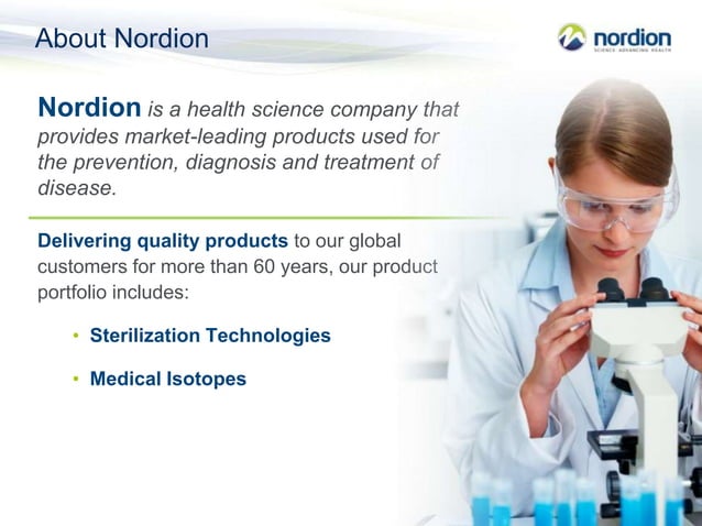 Nordion corporate presentation | PPTX