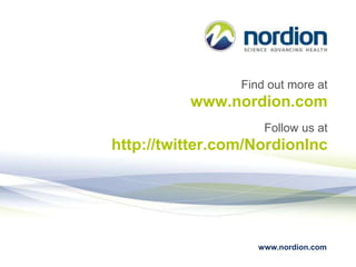 Nordion corporate presentation_2014_q1 | PPT