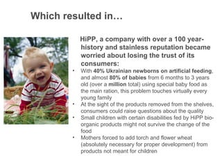 Nords Pr Crisis Communications for HiPP campaign - English version | PPT