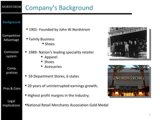 Nordstrom-Strategic Management | PPT