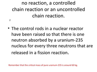 atomic Reaction | PPT | Chemistry | Science