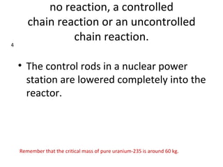 atomic Reaction | PPT | Chemistry | Science