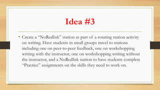 NoRedInk Lesson Ideas | PPTX | Educational Assessment | Education