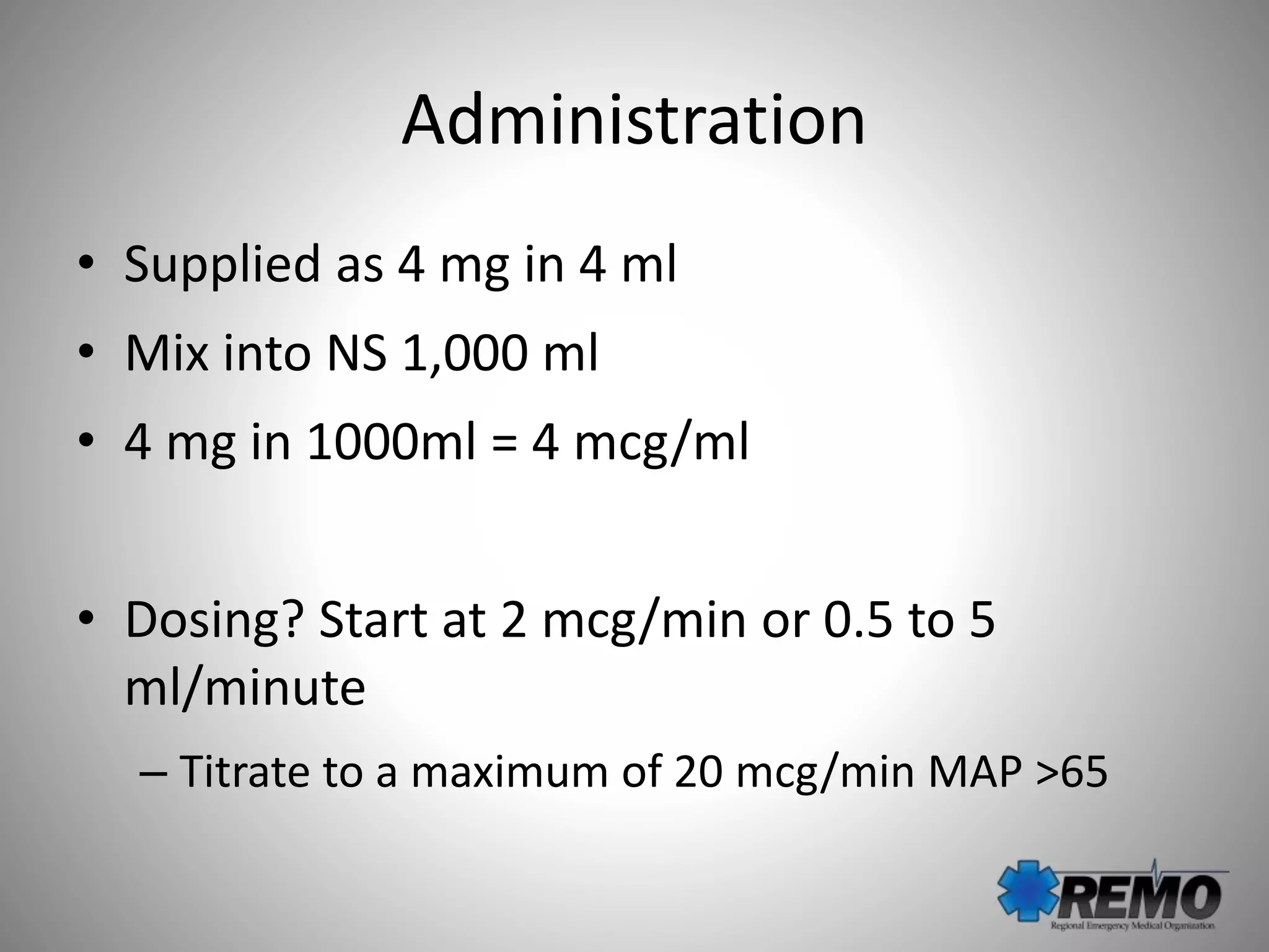 Norepinephrine education 2014 (1) | PPTX