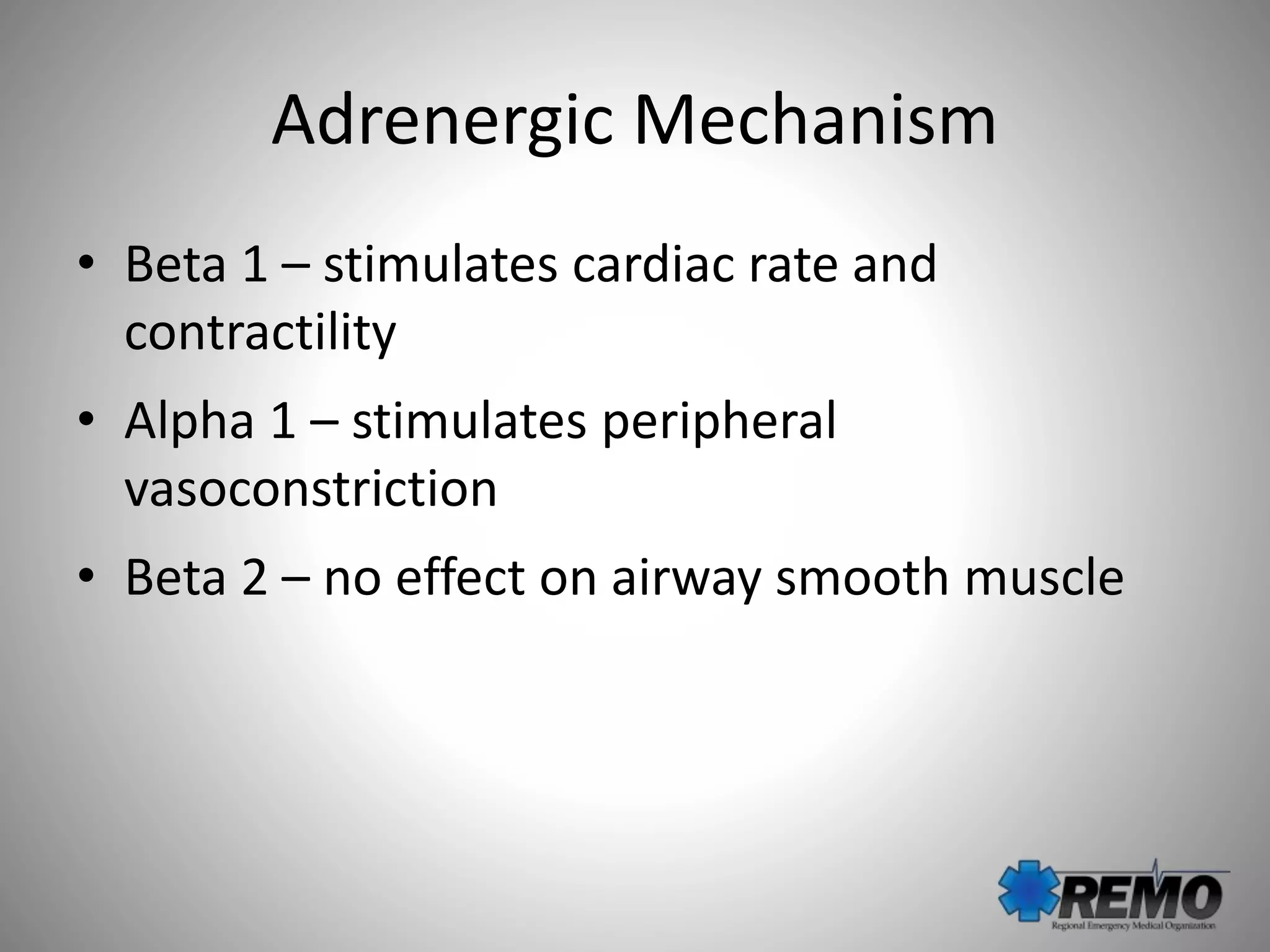 Norepinephrine education 2014 (1) | PPTX