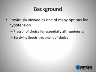 Norepinephrine education 2014 (1) | PPT