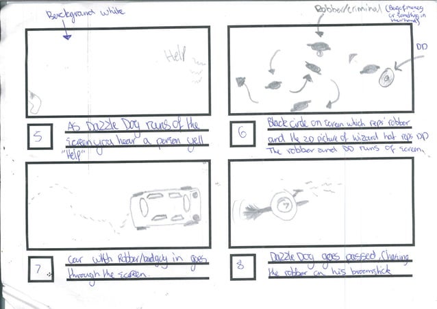 Dazzle Dog StoryBoard | PDF