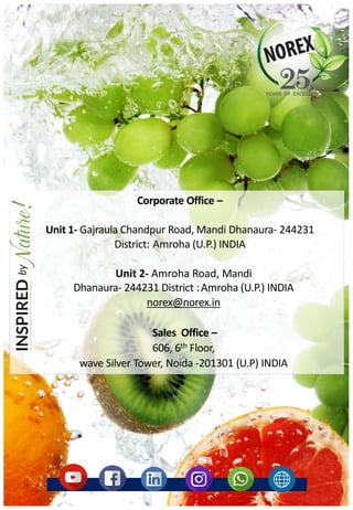 Norex flavour trends oct 2020 | PDF | Desserts and Baking | Food & Drink