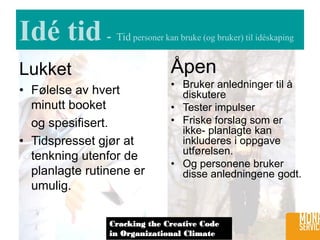 Norges behov for flere kreative og reflekterte personligheter | PPT