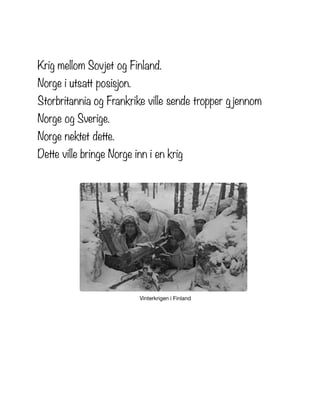 Norge under andre verdenskrig | PDF