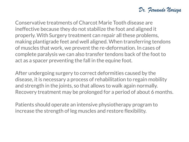 Charcot Marie Tooth: Recovery exercises | PDF