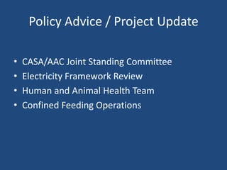 CASA overview | PPT | Free Download