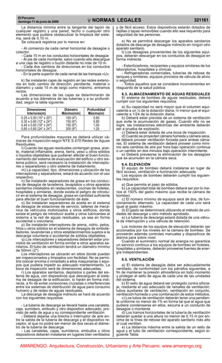 Norma instalaciones sanitarias | PDF