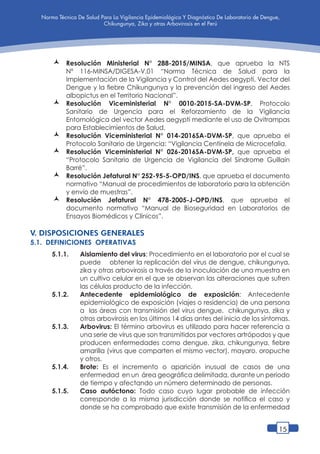 Norma-Técnica-125-Arbovirosis.DENGUE, ZIKA, CHIKUNGUYA | PDF