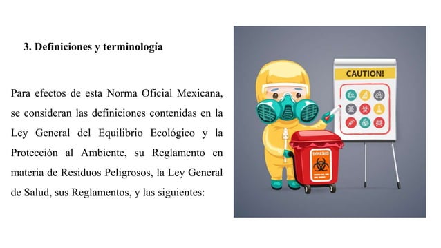 NORMA Oficial Mexicana NOM-087-ECOL-SSA1-2002, Protección ambiental ...