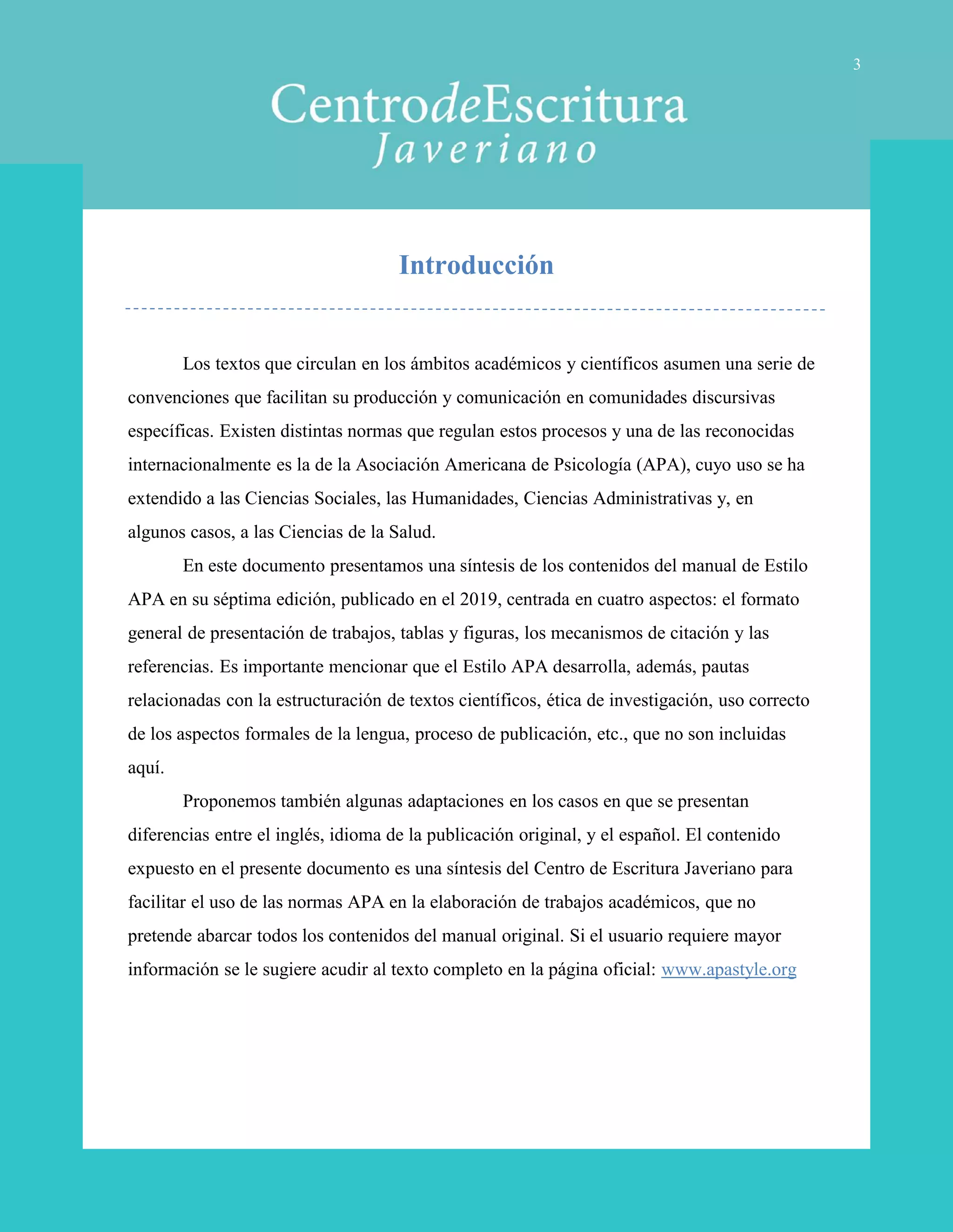Normas APA Séptima Edición | PDF