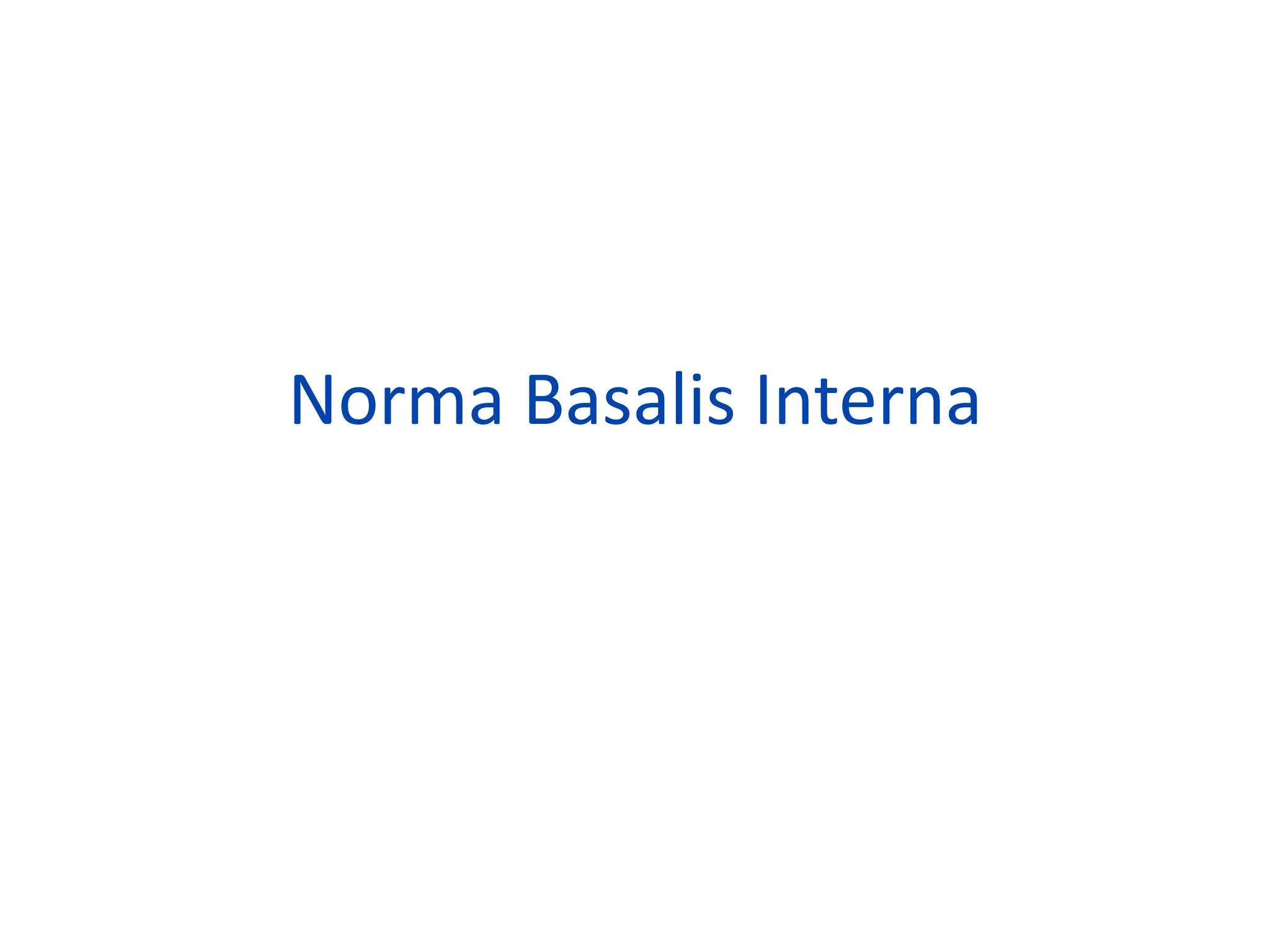 Norma basalis interna | PPTX