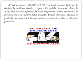 Norma covenin 474 1997 | PDF