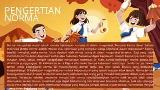 norma dalam masyarakat.pptxjhgfdhfjgkhjlliu | PPTX