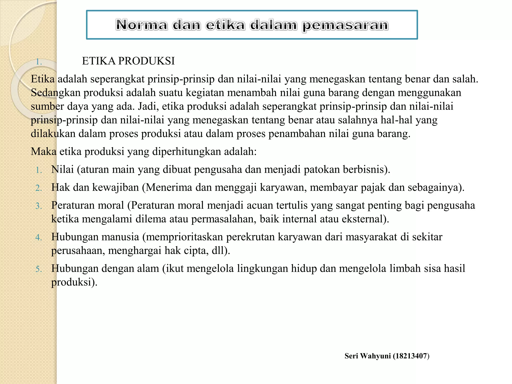 Norma dan etika | PPT