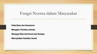 PPT materi norma dan UUD kelas 7 semester 1 | PPTX