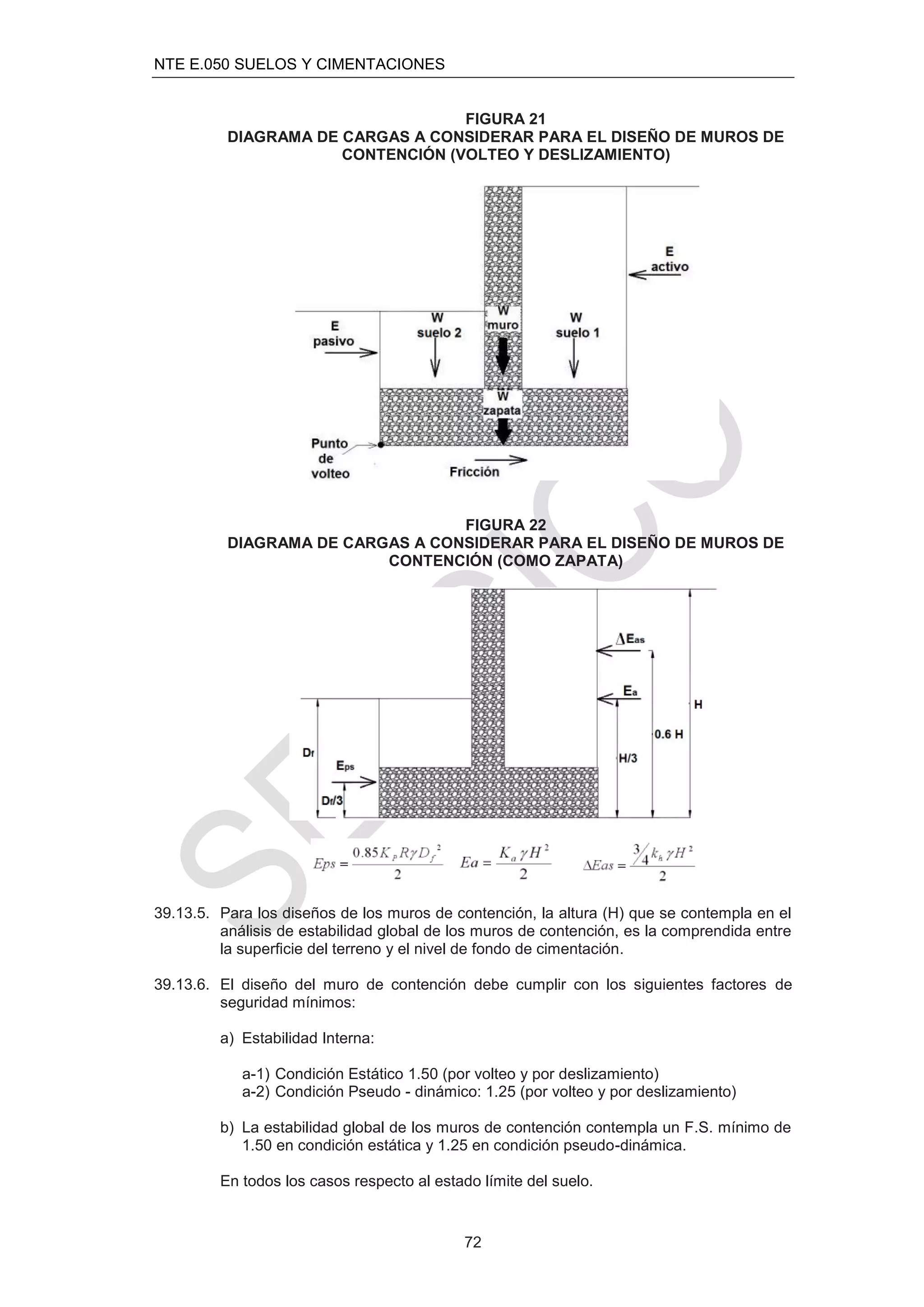 Norma e.050 suelos y cimentaciones | PDF