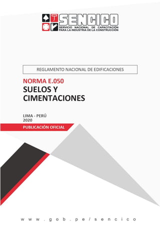 Norma e.050 suelos y cimentaciones | PDF