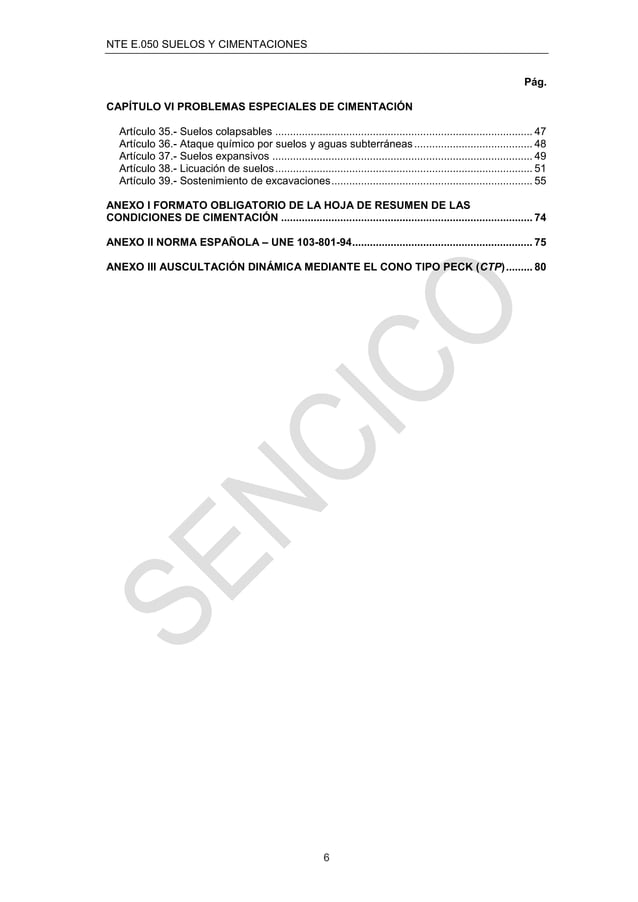 Norma e.050 suelos y cimentaciones | PDF | Civil Engineering Industry | Industries