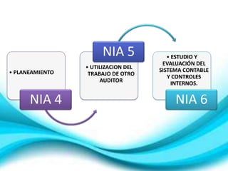 Norma internacional de auditoria (NIA) Nº 4-5-6 | PPTX