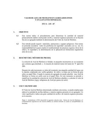 Norma inv e 235-07 | PDF